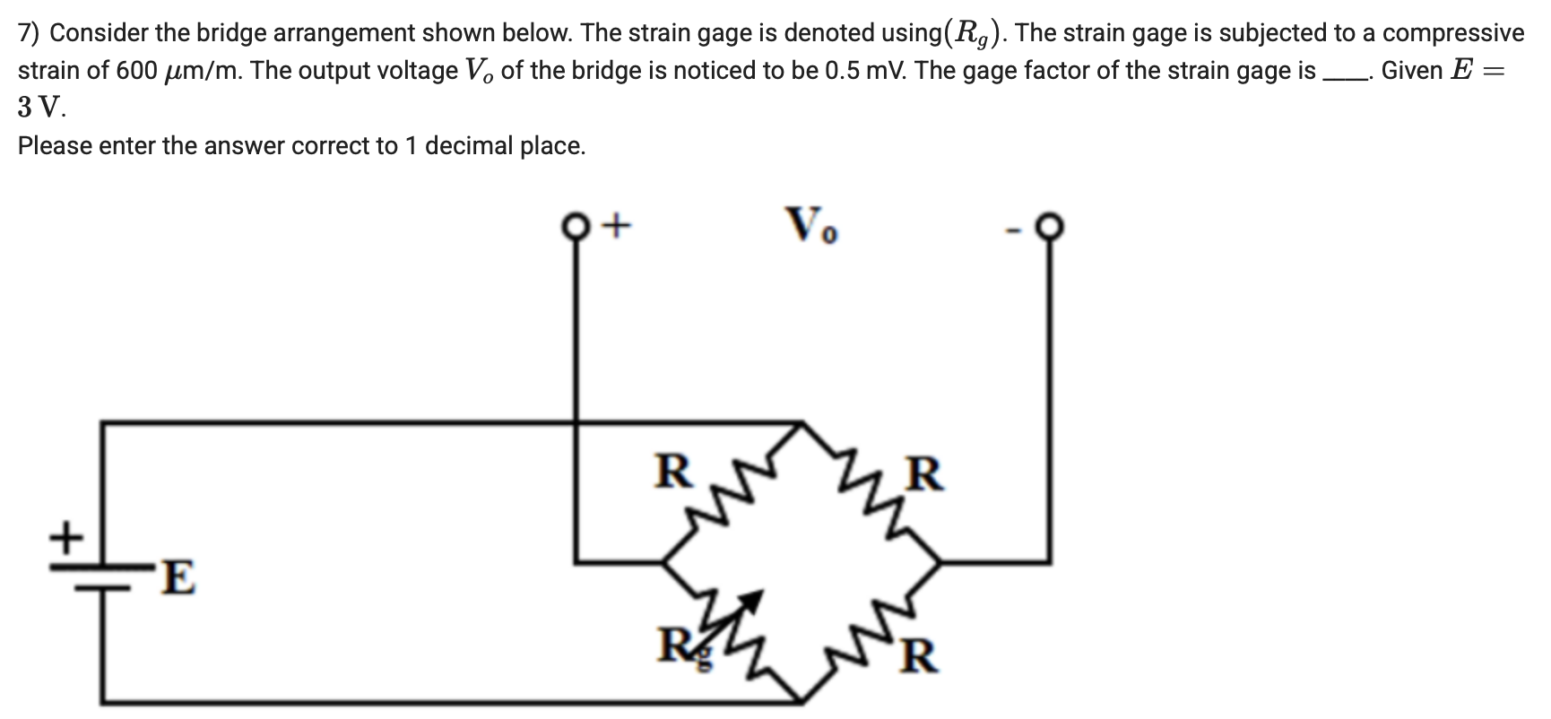 Solved Consider the bridge arrangement shown below. The | Chegg.com