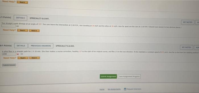 Solved 4. 1-3 Points DETAILS SPRECALCT 6.2.04 MY in the | Chegg.com Solved 4. 1-3 Points DETAILS SPRECALCT 6.2.04 MY in the | Chegg.com