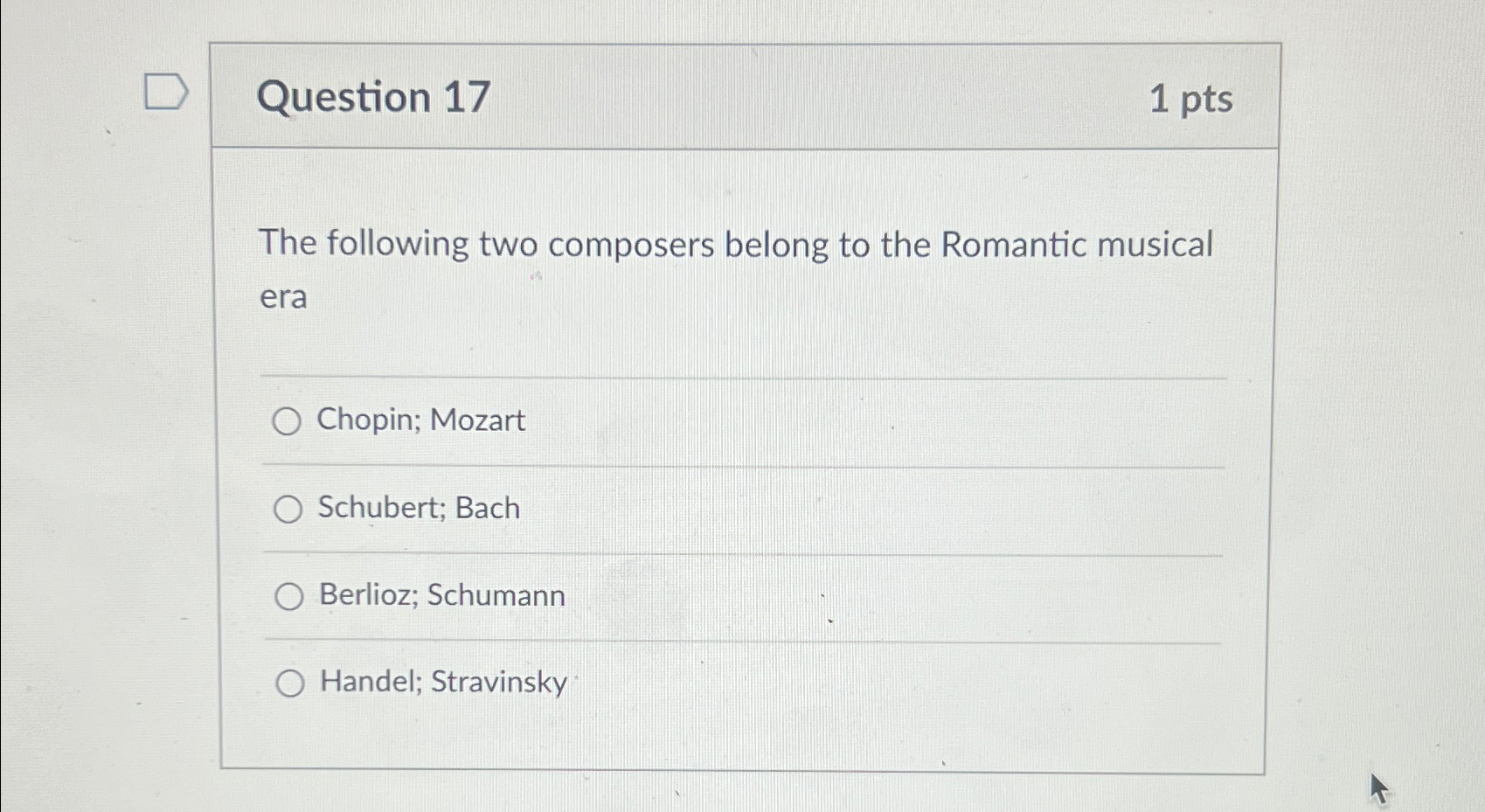 Solved Question 171ptsThe following two composers belong to | Chegg.com