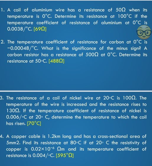 Solved A coil of aluminium wire has a resistance of 5022 | Chegg.com