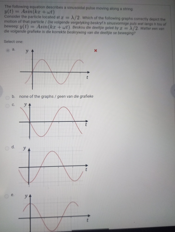 The following equation describes a sinusoidal pulse | Chegg.com