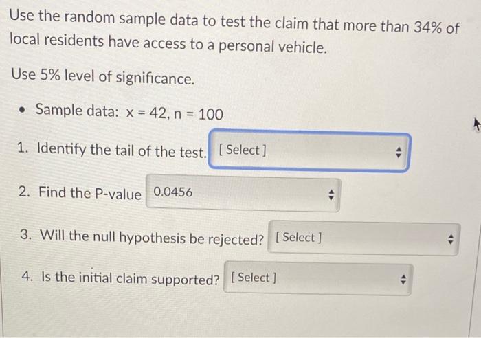 Solved Use the random sample data to test the claim that | Chegg.com Solved Use the random sample data to test the claim that | Chegg.com
