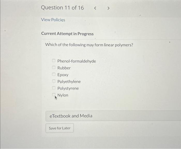 Solved Current Attempt in Progress Which of the following | Chegg.com