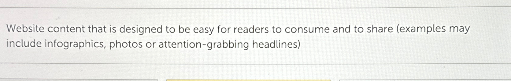 Solved Website content that is designed to be easy for | Chegg.com