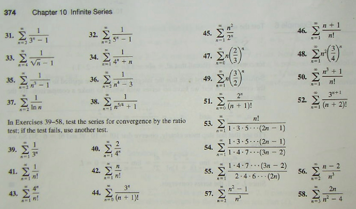 Solved 374 ﻿Chapter 10 ﻿Infinite | Chegg.com