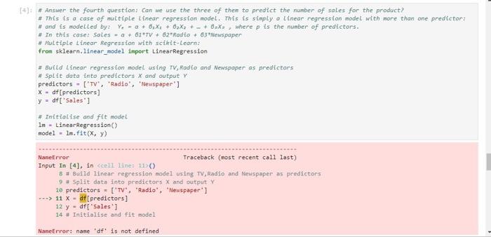 Solved This is a clasaic regression problem. we have a | Chegg.com