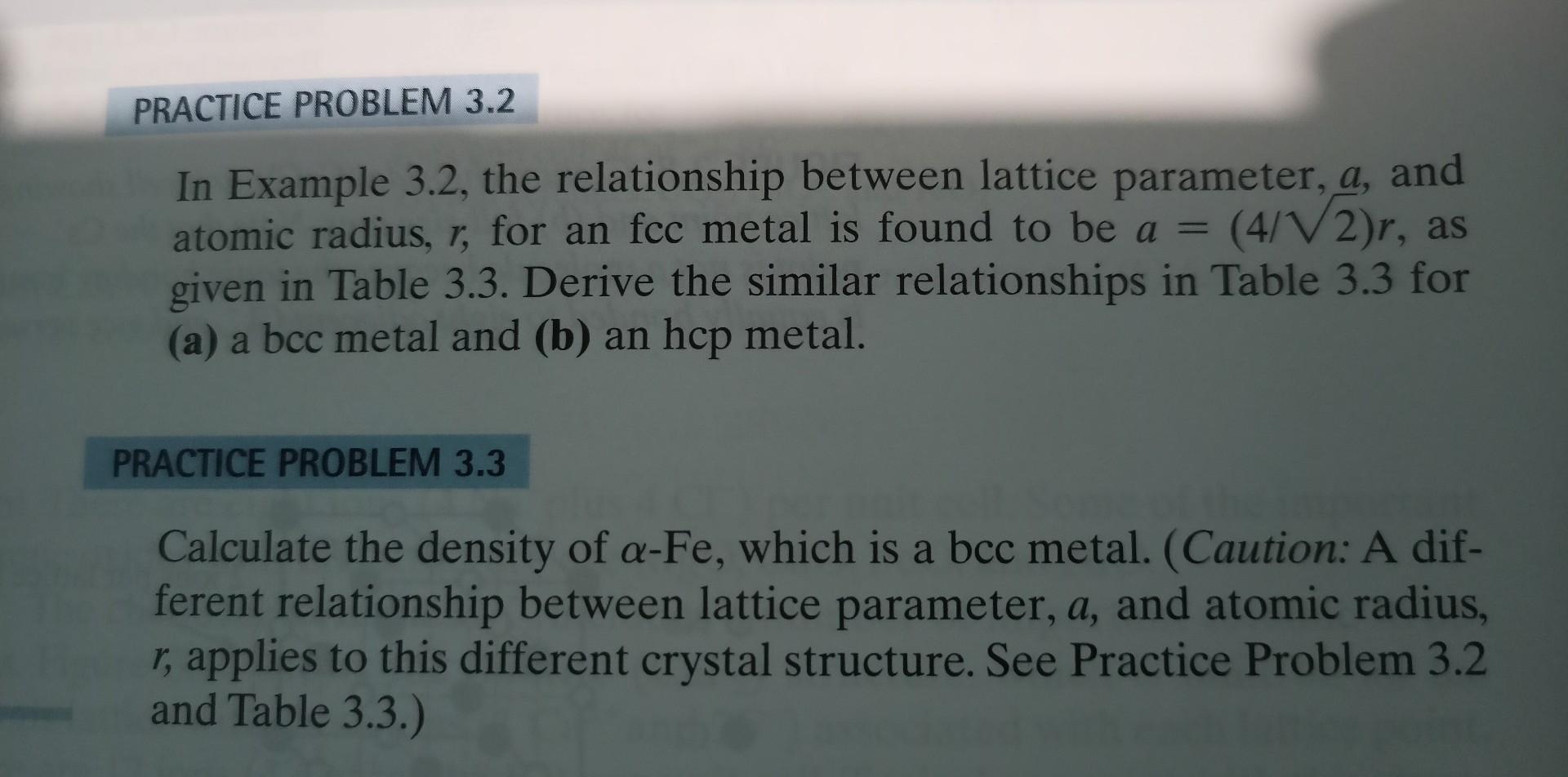 Solved In Example 3.2, the relationship between lattice | Chegg.com