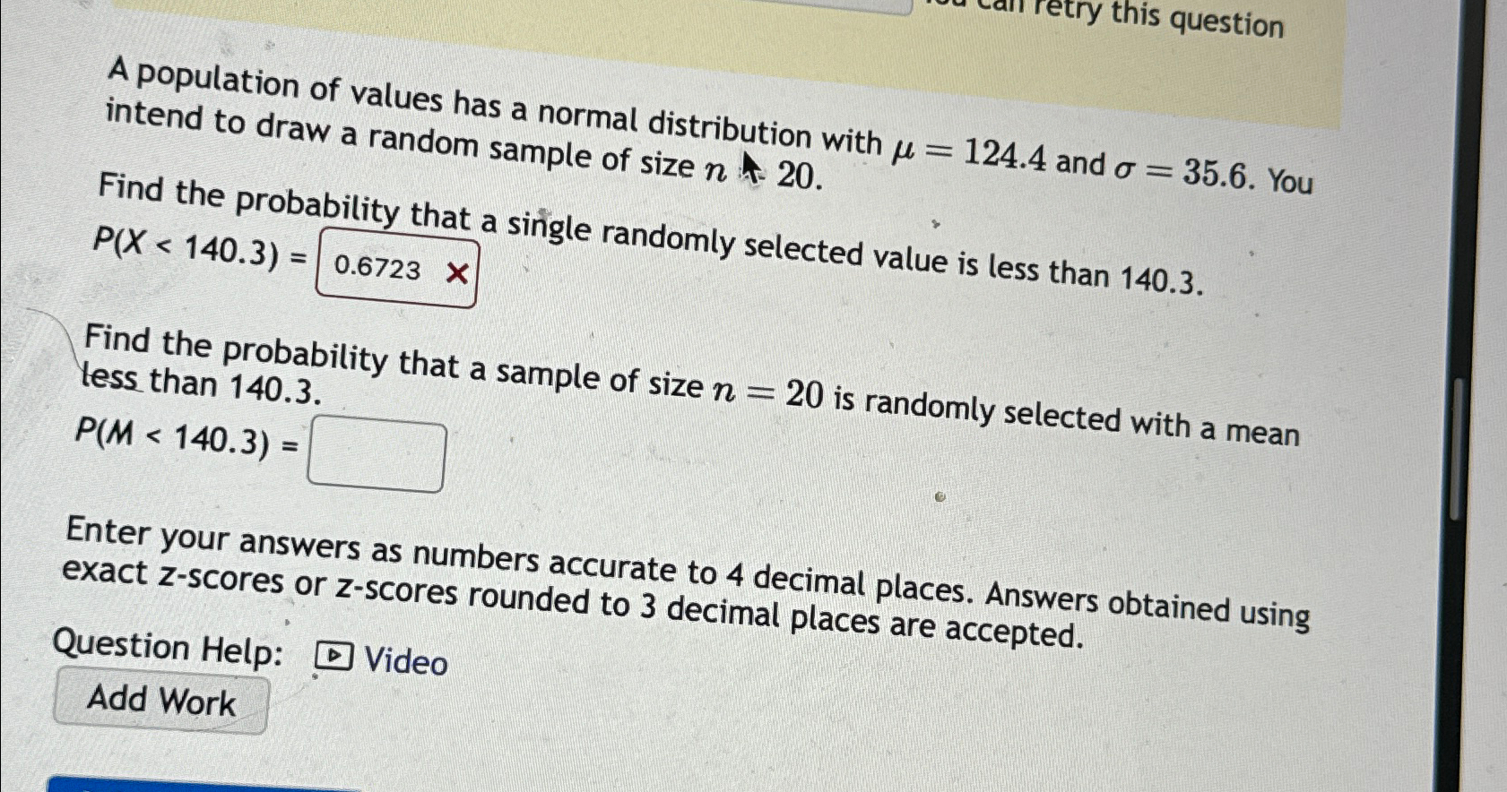 Solved A population of values has a normal distribution with | Chegg.com
