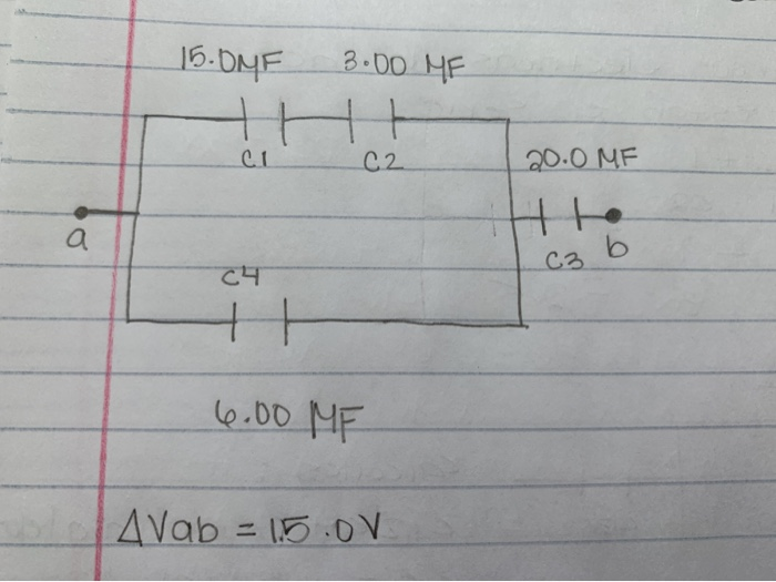 Solved 1. calculated the voltage used by the 20 microfarads | Chegg.com