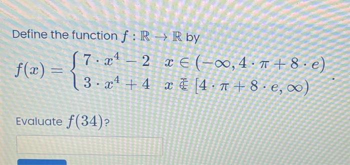 Solved Define the function f: RR by f(x)= (7 17.x² 2 x € | Chegg.com