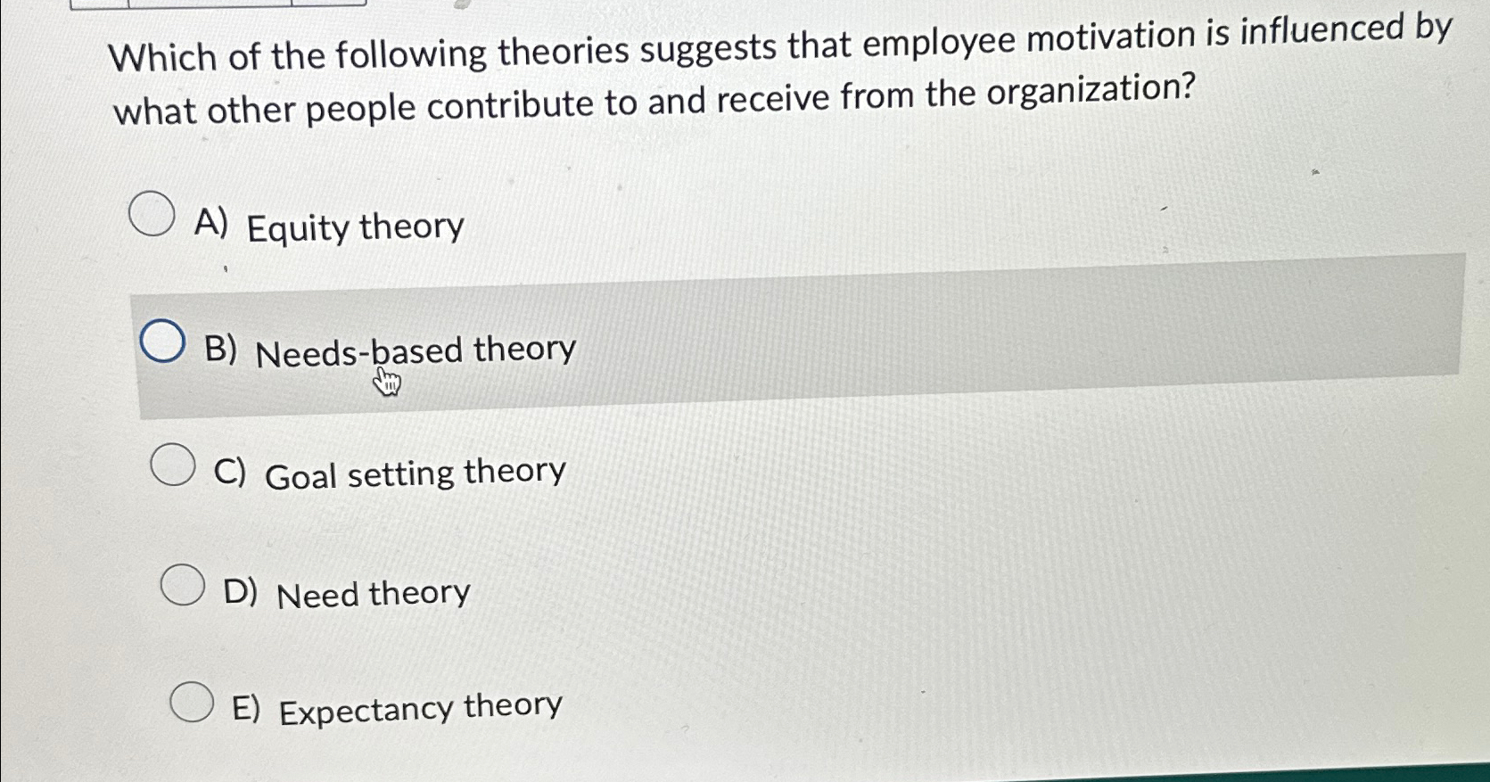Solved Which of the following theories suggests that | Chegg.com