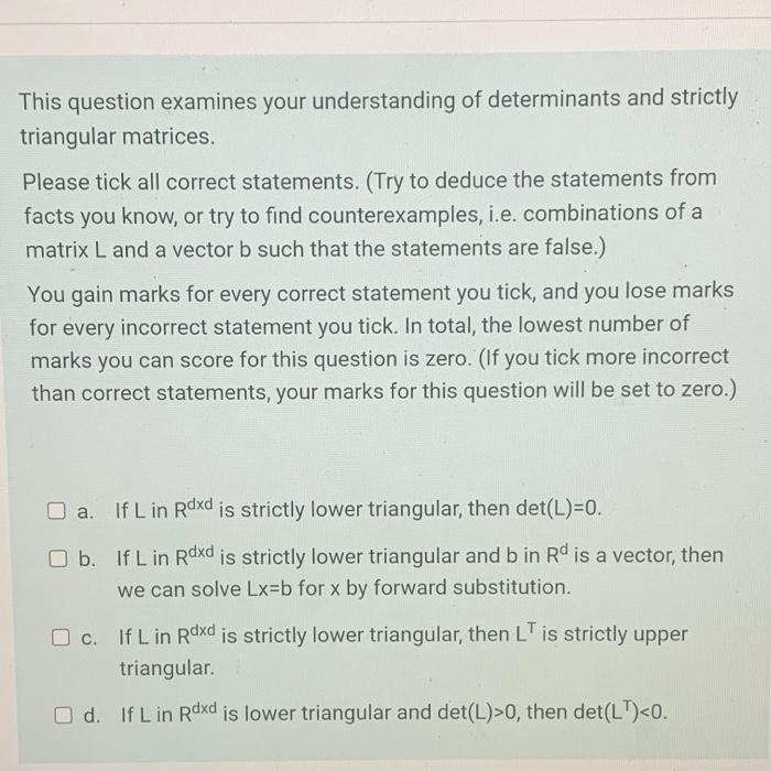 Solved This question examines your understanding of | Chegg.com