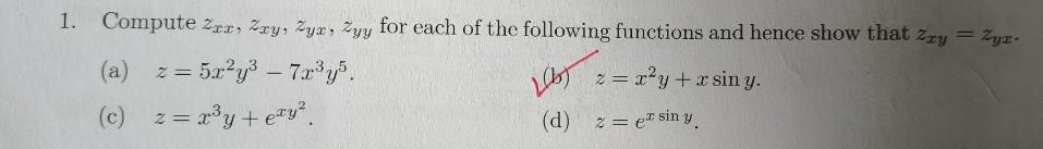 Solved 1. Compute zxx,zxy,zyx,zyy for each of the following | Chegg.com
