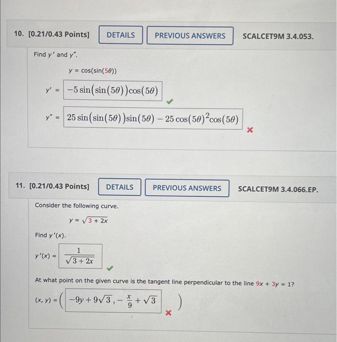 Solved Find y′ and y′′. | Chegg.com
