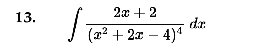 Solved Use substitution to find each indefinite | Chegg.com