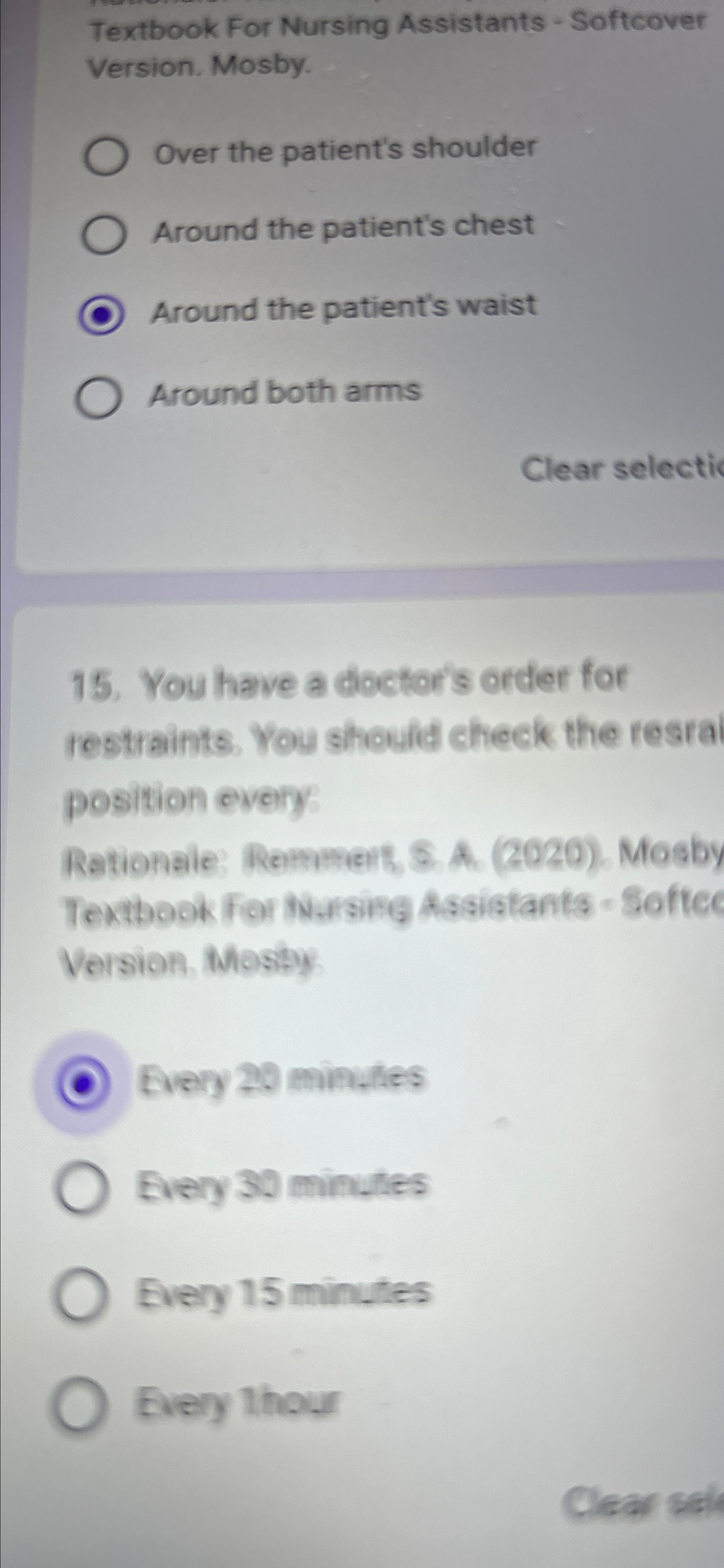 Solved Textbook For Nursing Assistants - ﻿Softcover Version. | Chegg.com