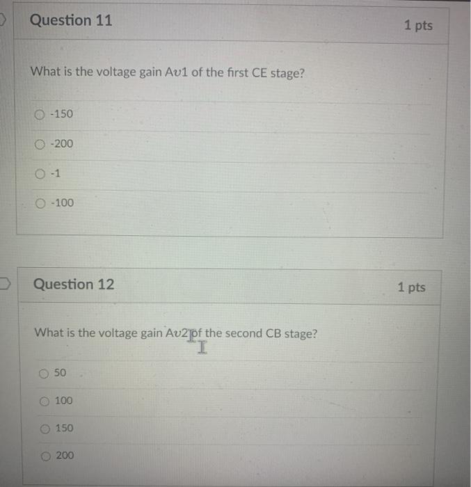 Solved Solve The Following Questions Regarding The Cascode