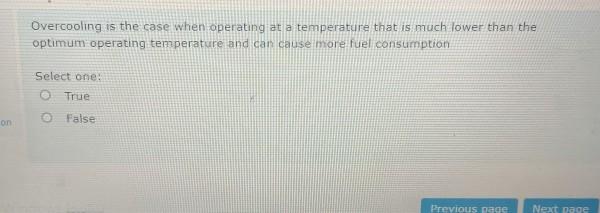 Solved Optimum operating temperature of a vehicle's internal | Chegg ...