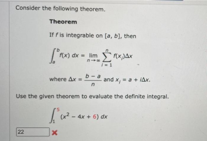 Solved Consider the following theorem. Theorem If f is | Chegg.com