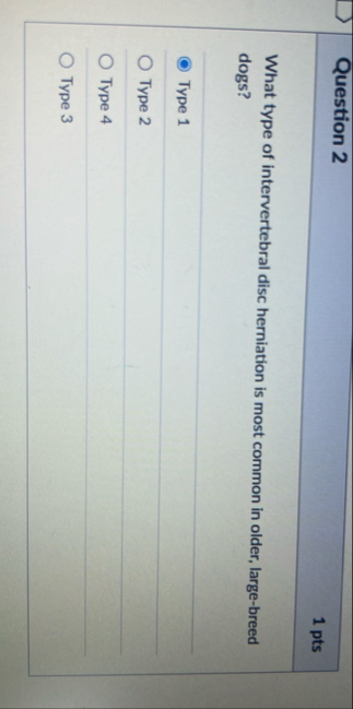 Solved Question 21 ﻿ptsWhat type of intervertebral disc | Chegg.com