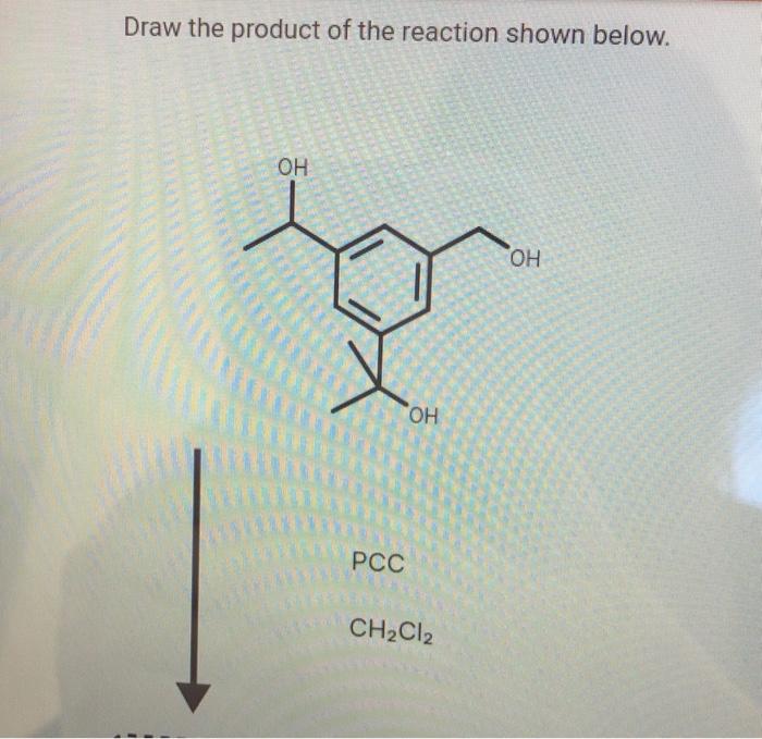 Solved Draw the product of the reaction shown below. он ОН | Chegg.com