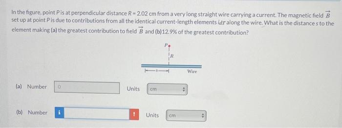 Solved In the figure, point P is at perpendicular distance | Chegg.com
