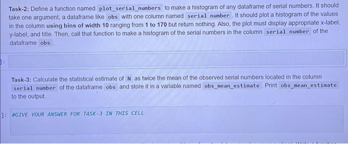 Solved In Python Task 2 Define A Function Named Plotse