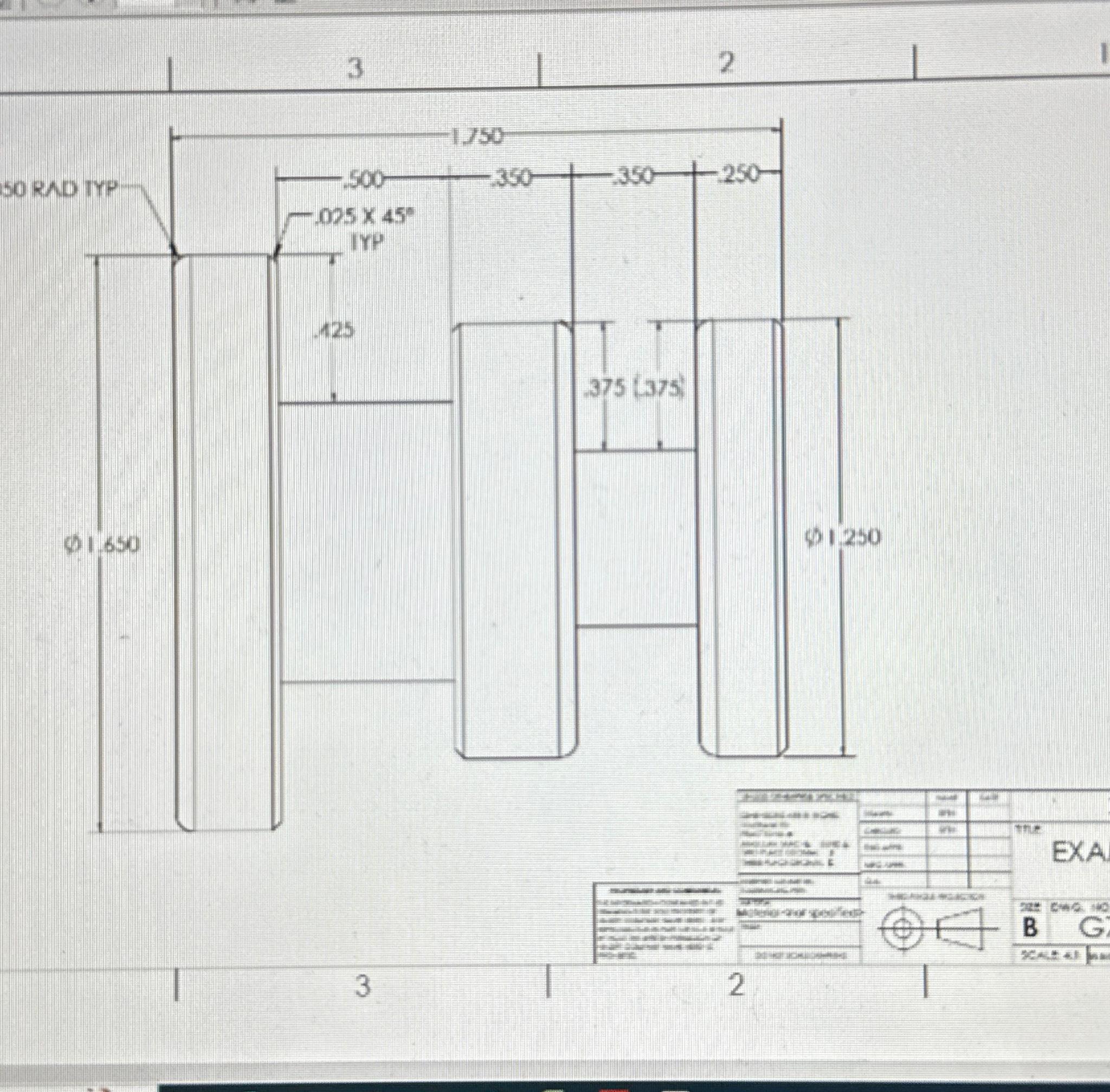 CNC program for this drawing | Chegg.com