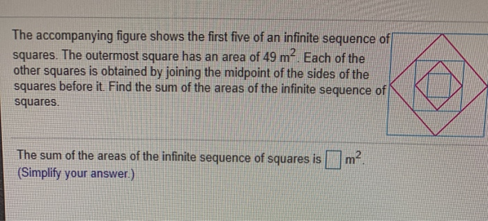 Solved The accompanying figure shows the first five of an | Chegg.com