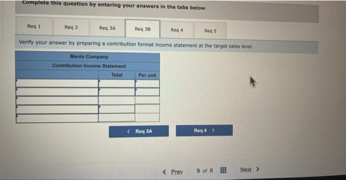 Solved Exercise 5-18 (Static) Break-Even and Target Profit | Chegg.com