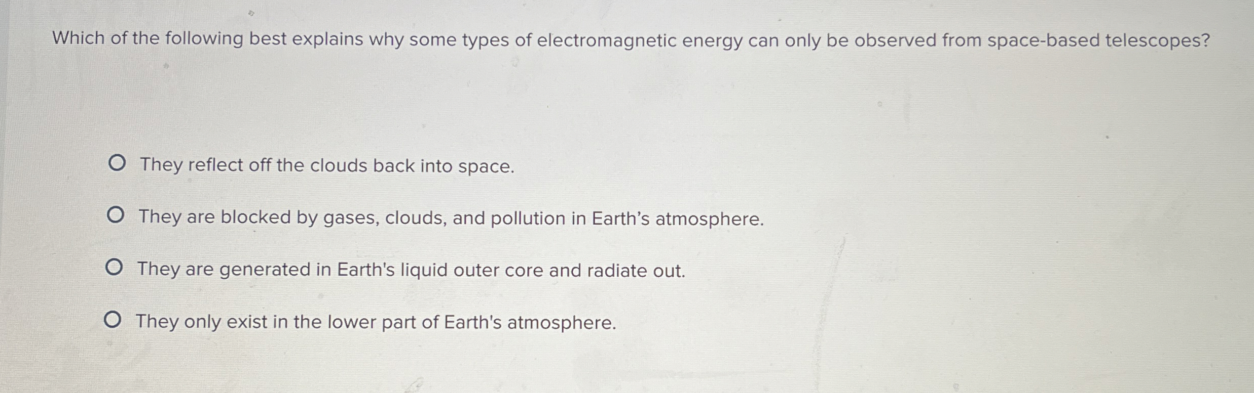 Solved Which of the following best explains why some types | Chegg.com