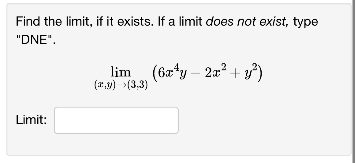 Find the limit, ﻿if it exists. If a limit does not | Chegg.com