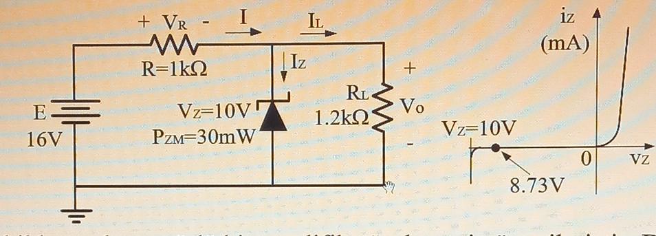 Solved a) Vo, VR, IZ and PZ in the zener diode regulator | Chegg.com