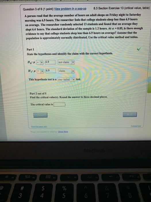 Solved 0 Question 3 of 6 (1 point) View problem in a pop-up | Chegg.com