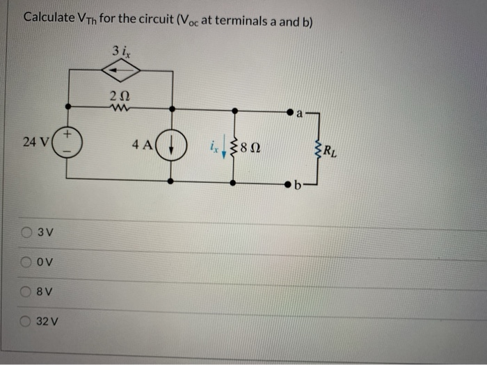 Solved If one short circuit the terminals a and b(R = 0.02), | Chegg.com