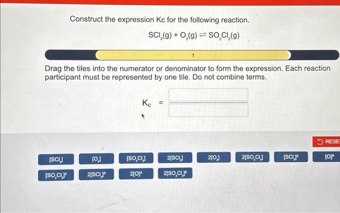 Solved Construct the expression Kc for the following | Chegg.com