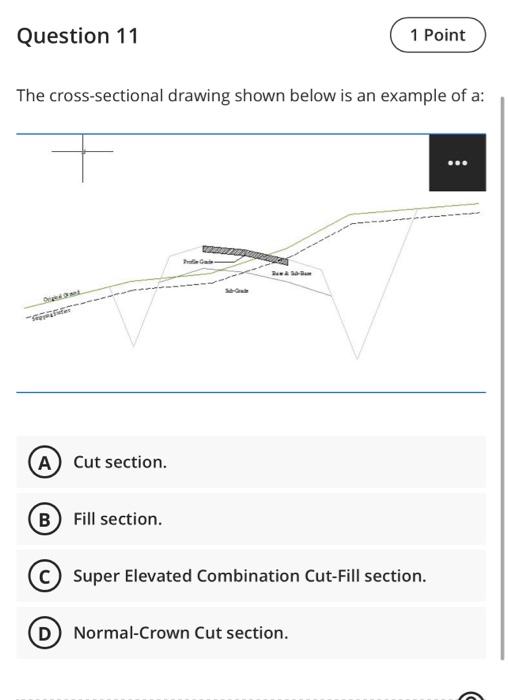 Solved The cross-sectional drawing shown below is an example | Chegg.com