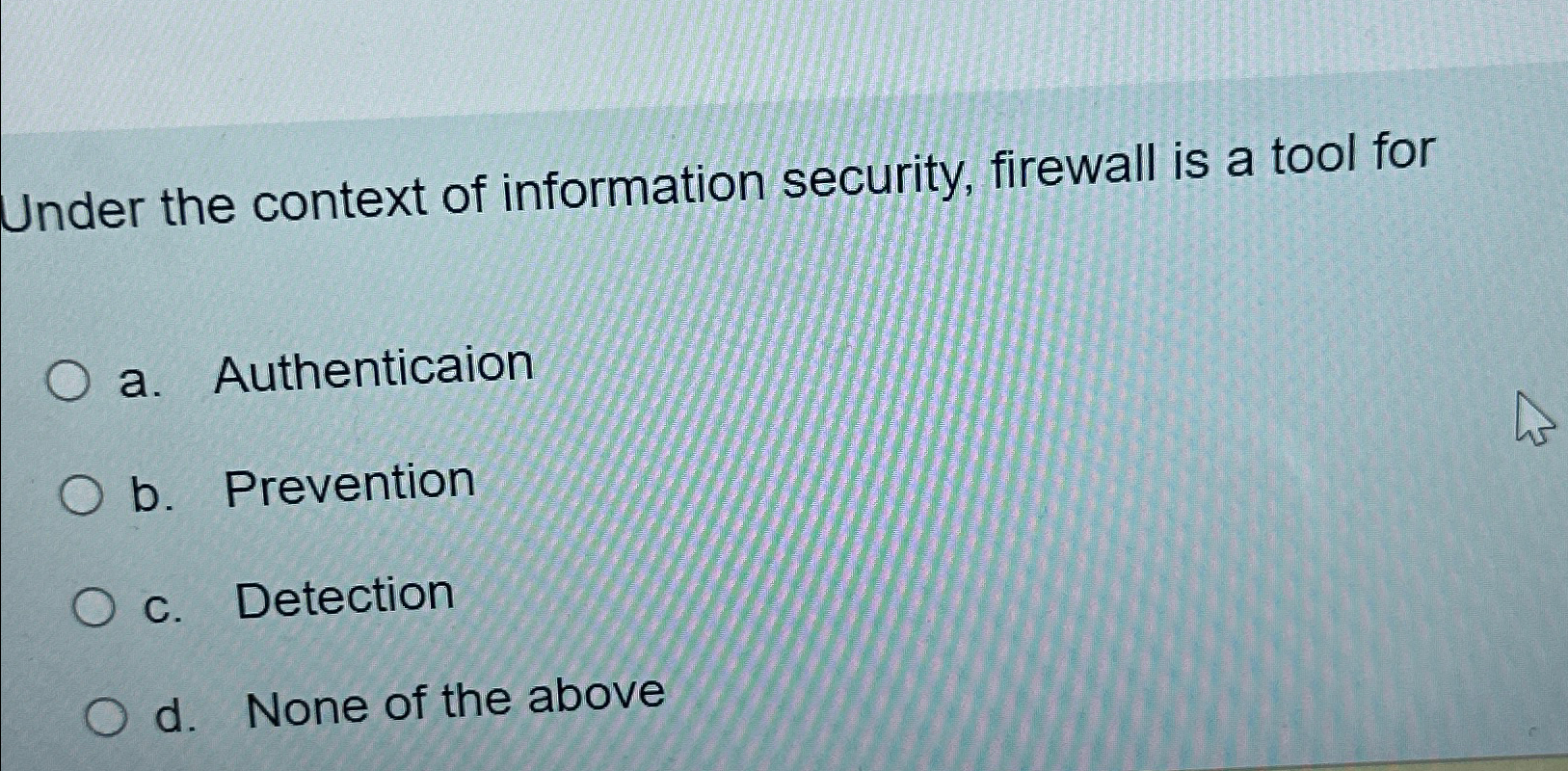 Solved Under the context of information security, firewall | Chegg.com