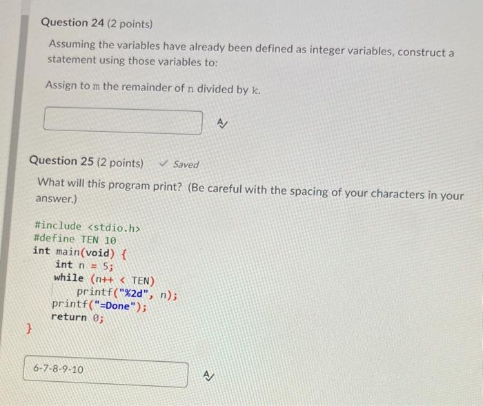 Solved Assuming the variables have already been defined as | Chegg.com