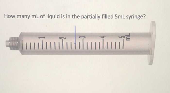 Solved How many mL of liquid is in the partially filled 5mL | Chegg.com