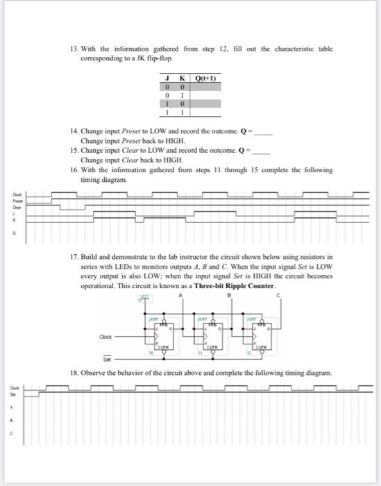 Solved 1 of 4 Experiment 12 ELEE/CMPE 2130 Objective To | Chegg.com