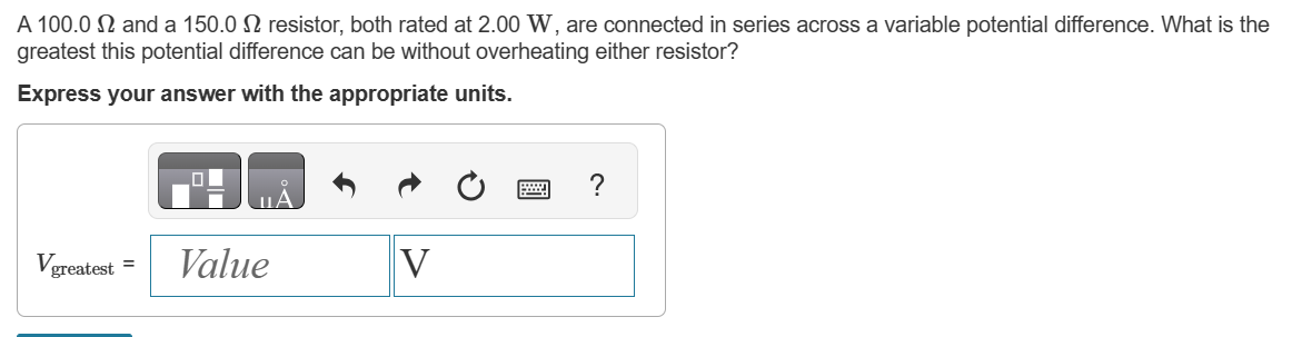 Solved A 100 0Ω and A 150 0Ω resistor Both Rated At