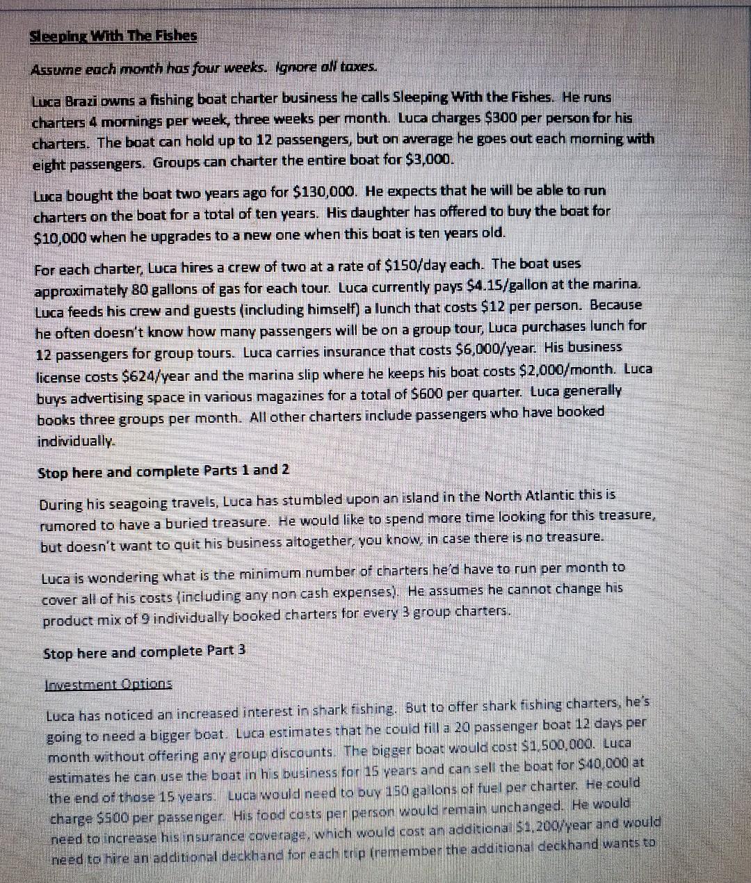 Solved Read the first three paragraphs of the case study, | Chegg.com