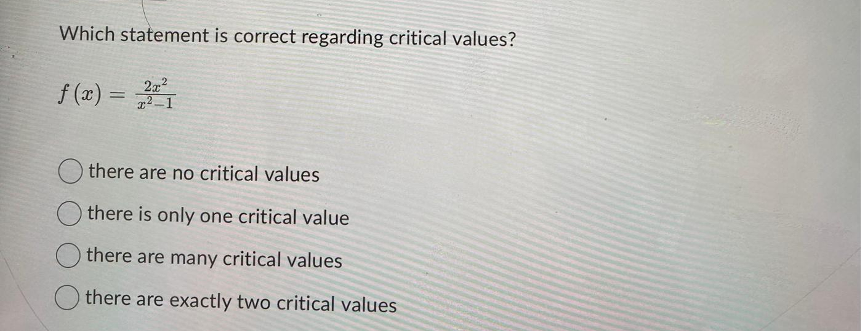 Solved Which statement is correct regarding critical | Chegg.com