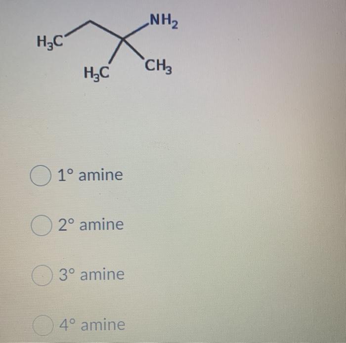 Solved Classiry the molecule snown nere: NH2 2: HEC H2C CHE | Chegg.com