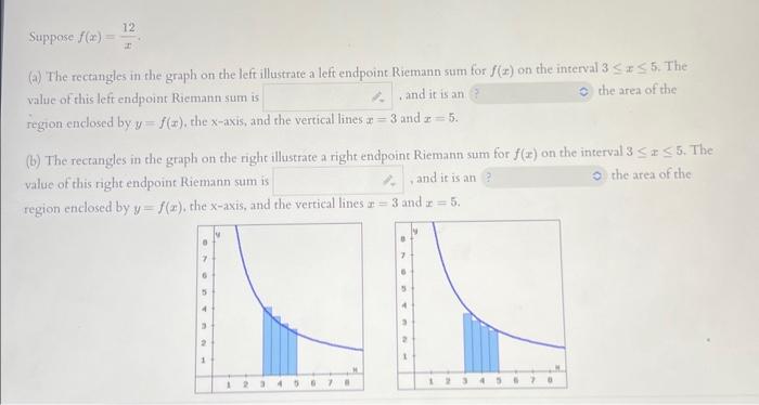 Solved Suppose f(x)=x12. (a) The rectangles in the graph on | Chegg.com