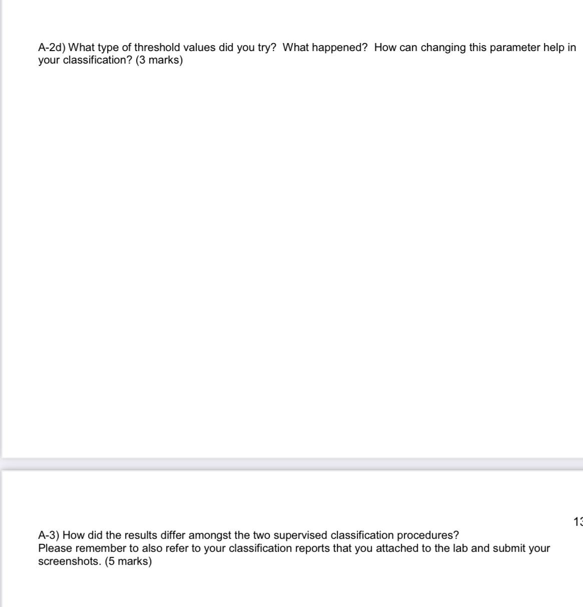 A-2d) ﻿What type of threshold values did you try? | Chegg.com