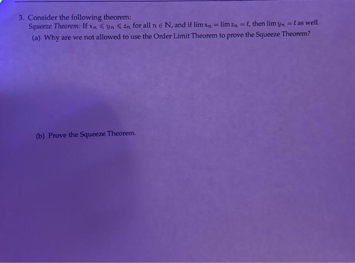 Solved For all proofs on this homework you are only allowed | Chegg.com