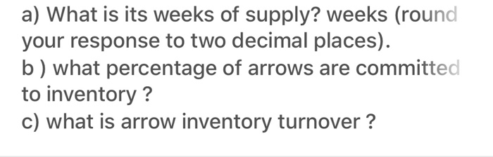 Solved Arrow Distributing Corp. likes to track inventory by | Chegg.com