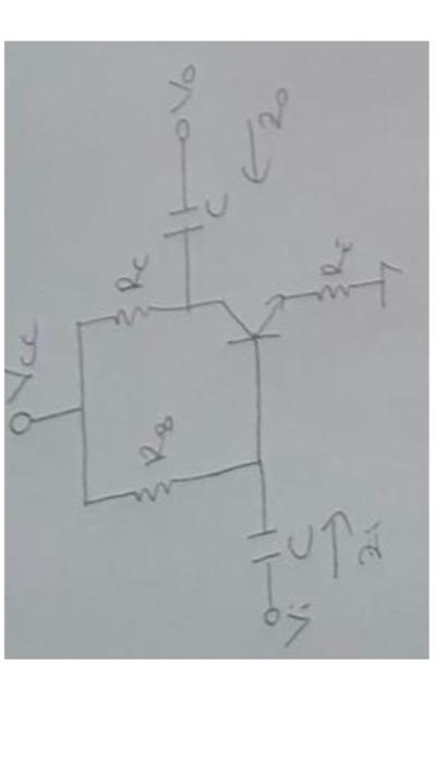 Solved Draw the re equivalent circuit of the circuit given | Chegg.com